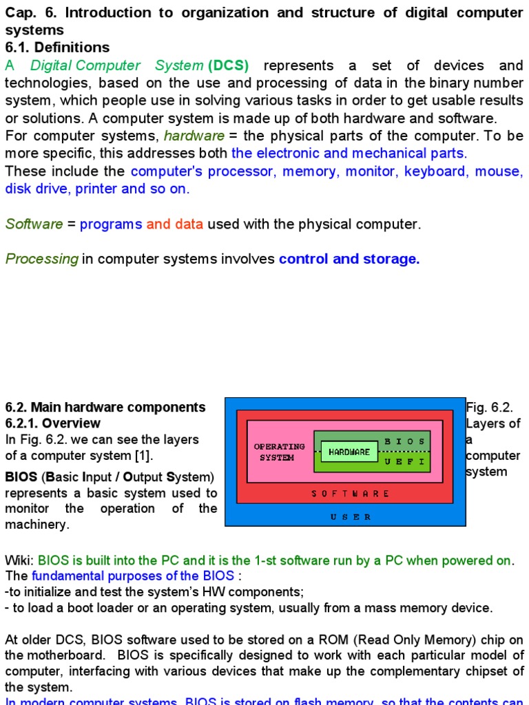 A Digital Computer System (DCS) : Hardware | PDF | Computer Data ...