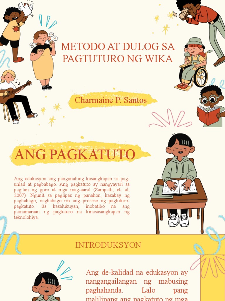 Metodo at Dulog Sa Pagtuturo NG Wika | PDF