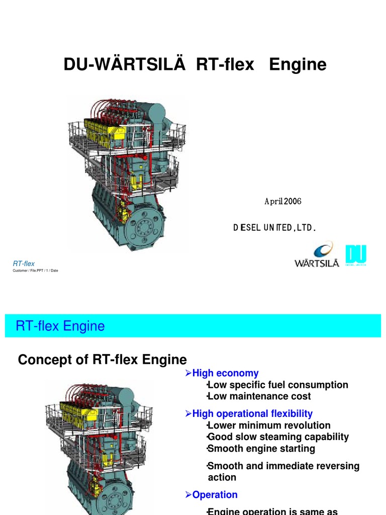 Du Sulzer RT Flex English | PDF | Fuel Injection | Exhaust Gas