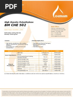 HDPE 5502 Technical Data Sheet | PDF | Materials | Physical Sciences