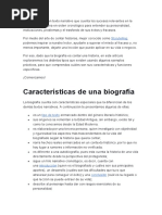 Estructura de Una Biografia | PDF | Biografía | Narrativa