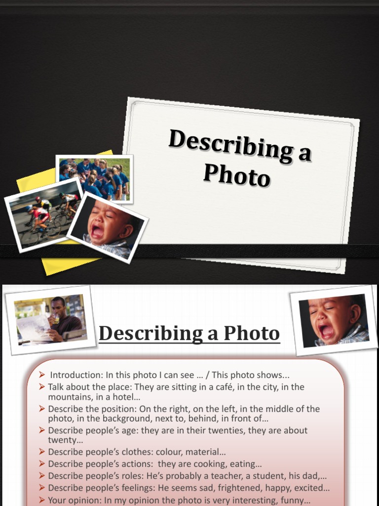 Describing A Photo 3 | PDF