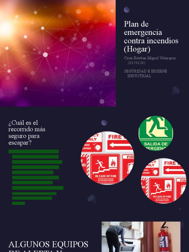 Plan de Emergencia Contra Incendios (Hogar) | PDF