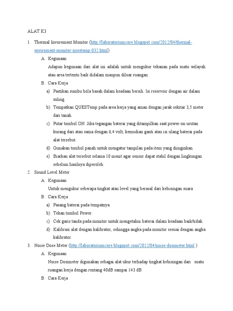 Kegunaan Dan Cara Kerja | PDF