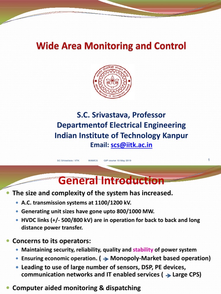 Overview of Wide Area Monitoring Systems | PDF | Electrical Engineering ...