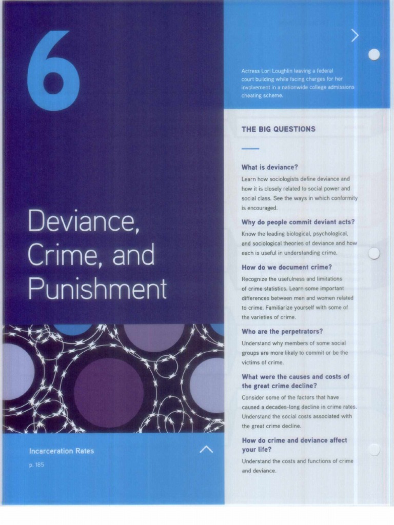 Deviance, Crime, and Punishment: The Big Questions | PDF | Deviance ...