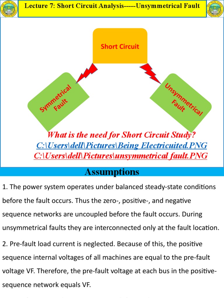 Unbalanced Fault Analysis Lec 8 | PDF