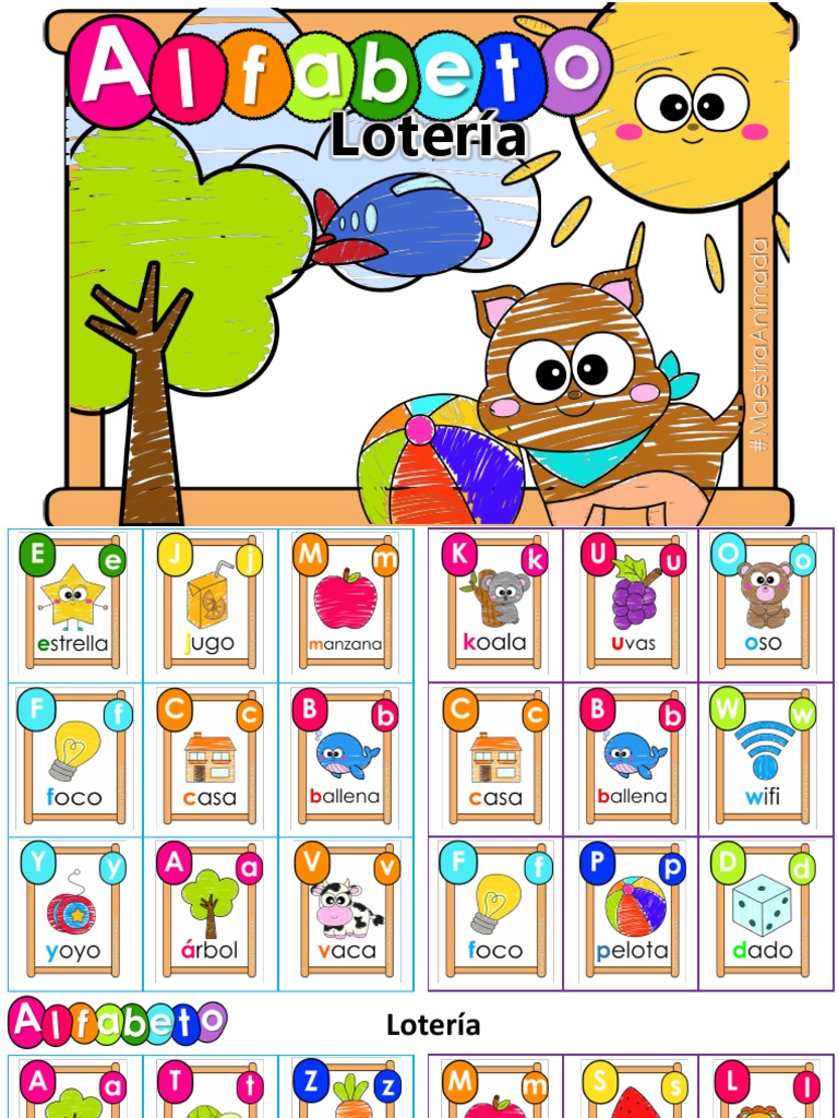 Loteria Abecedario | PDF