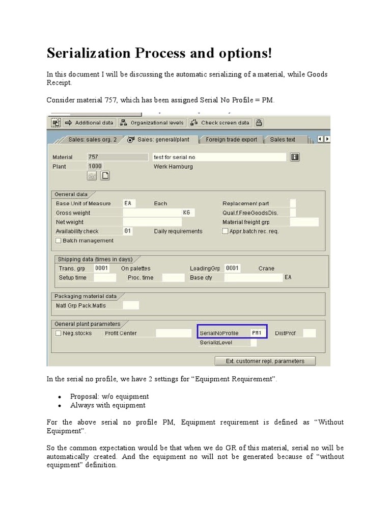 Serialization Process and Options | PDF | Software | Computer Engineering