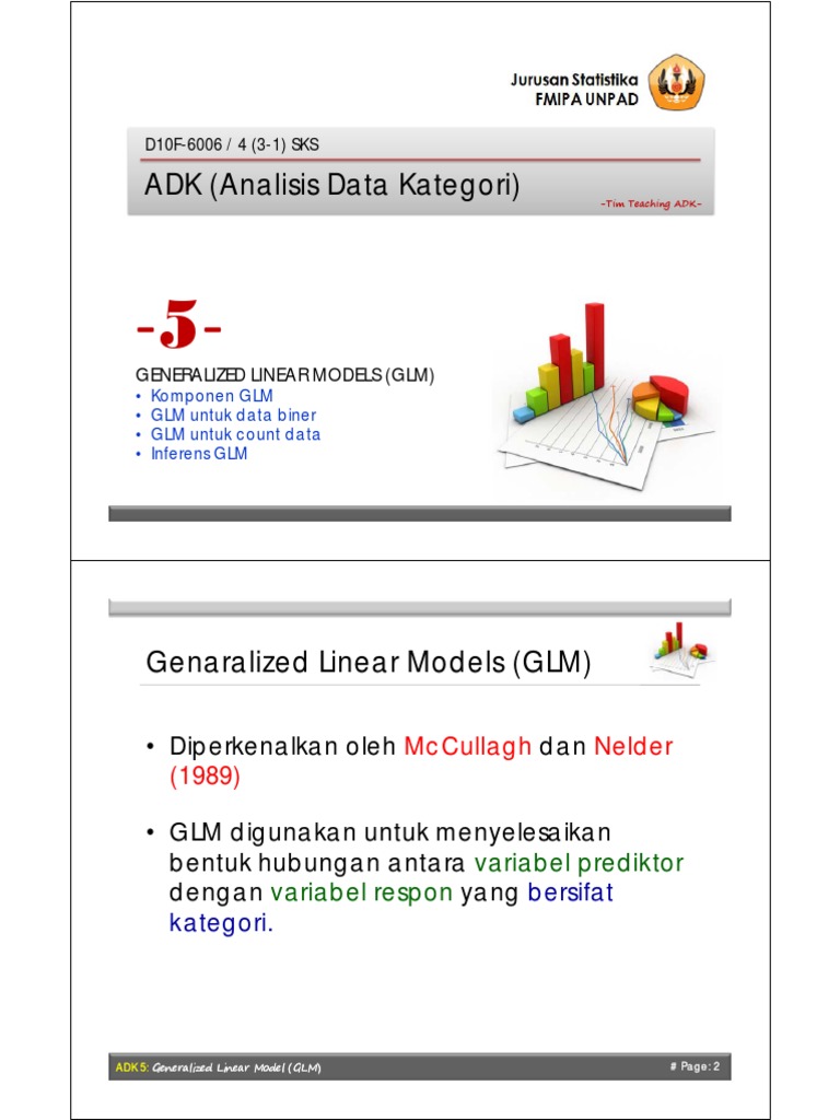 Model Regresi Linier Umum (GLM) | PDF