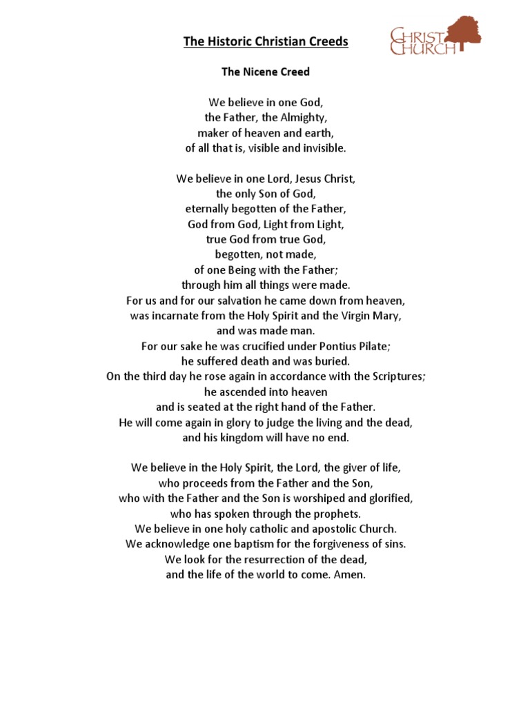 The Foundational Christian Creeds: Exploring the Nicene Creed, Apostles ...