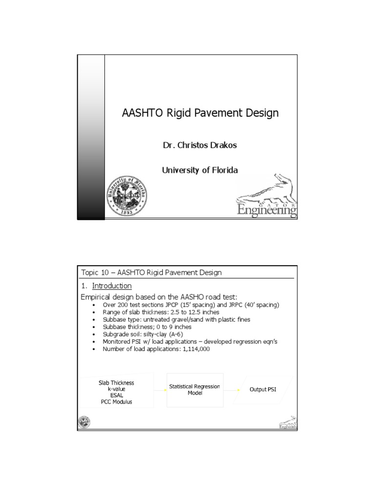 Rigid Pavement Design AASHTO | PDF | Road Surface | Young's Modulus