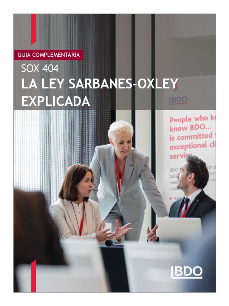 Guia Complementaria SOX 404-REV03 | PDF | Sarbanes-Oxley | Enron