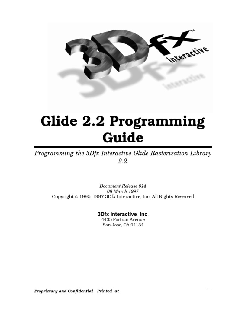 3 DFX 2 | PDF | Texture Mapping | Rendering (Computer Graphics)