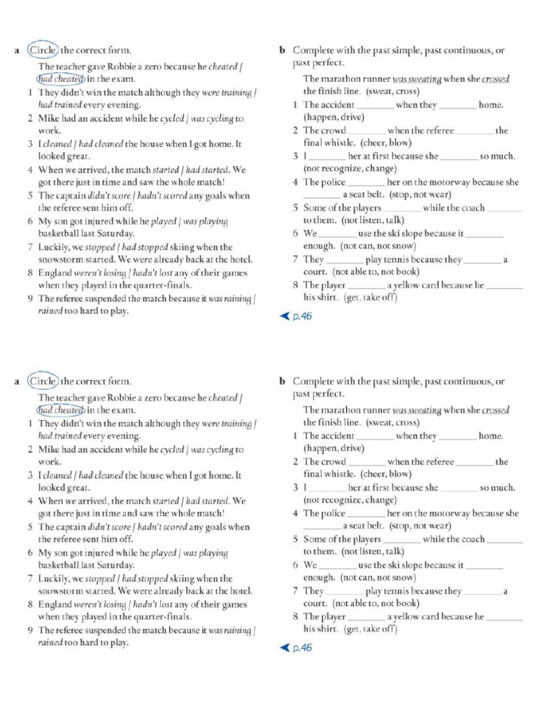 Past Tenses A2 B1 | PDF
