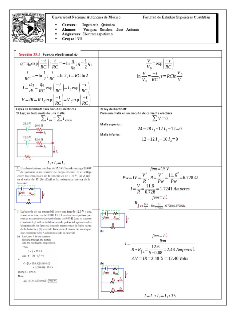 Solucion de Circuitos Electricos DC | PDF | voltaje | Cantidades fisicas