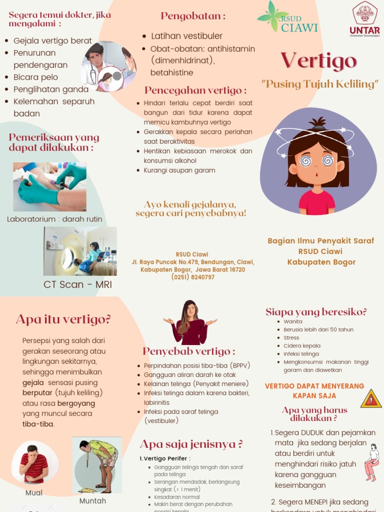 Hania Angelia Leaflet Penyuluhan Vertigo | PDF