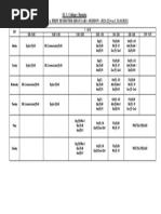 Updated Class Time Table - 2023 - 24 | PDF
