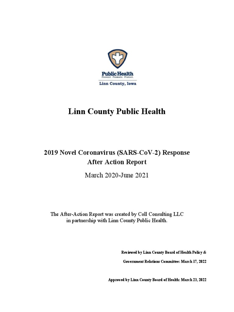 LCPH Covid19 Aar Final | PDF | Emergency Management | Incident Command ...