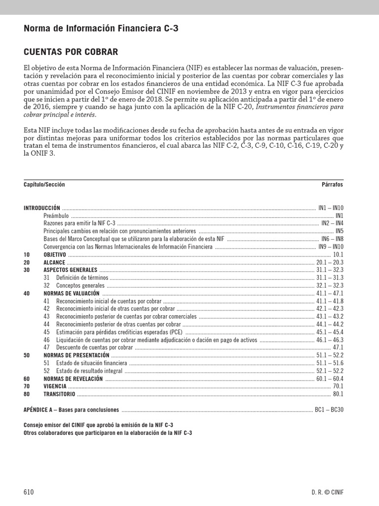 Nif C-3 | PDF | normas internacionales de INFORMACION FINANCIERA ...