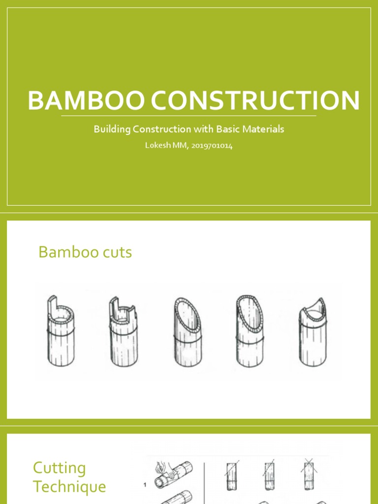 Bamboo Construction | PDF