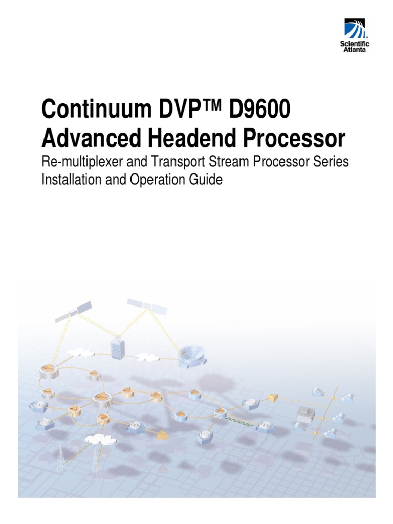 Continuum DVP™ D9600 Advanced Headend Processor | PDF | Ac Power Plugs ...
