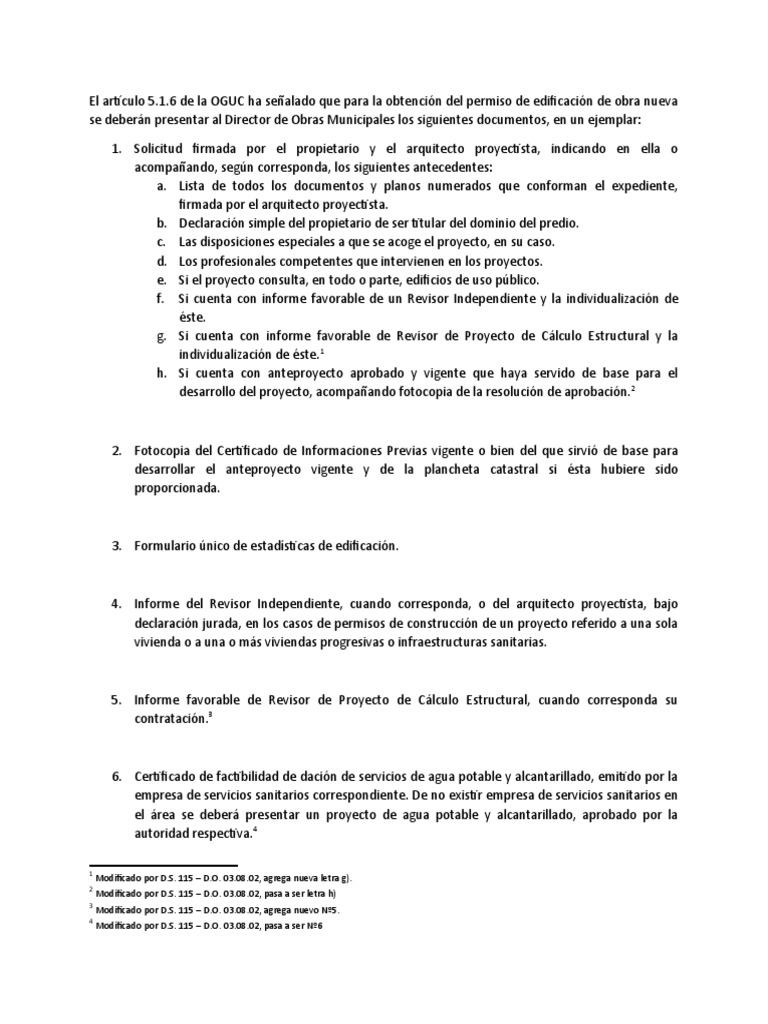 Permiso de Edificación de Obra | PDF | Arquitecto | Ascensor