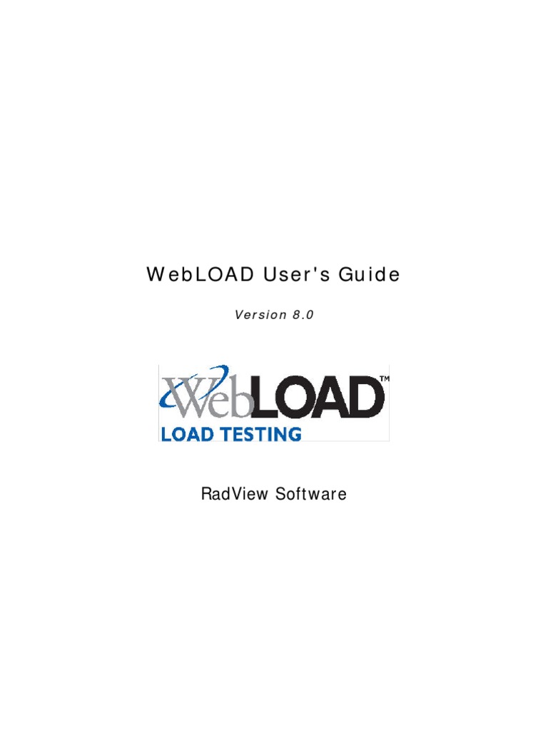 WebLOAD Console Guide | PDF | Web Application | Command Line Interface