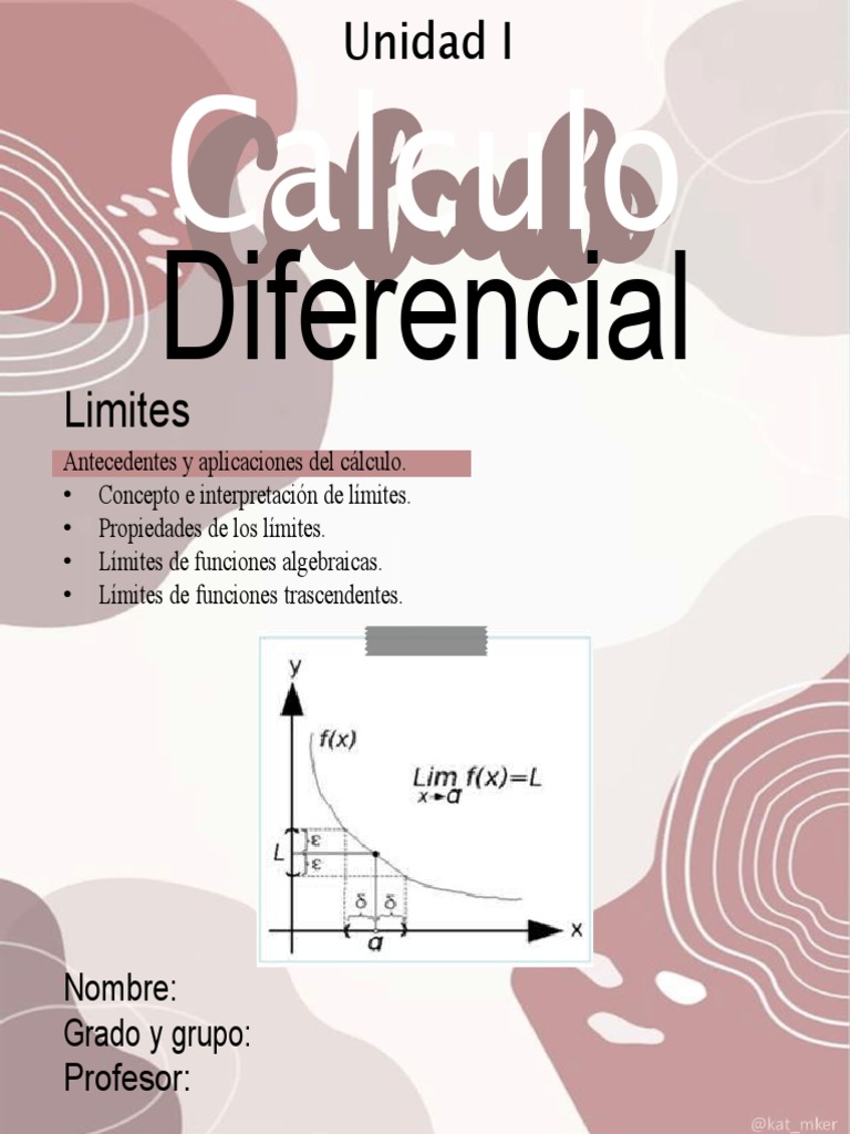 Portada de Calculo Diferencial | PDF
