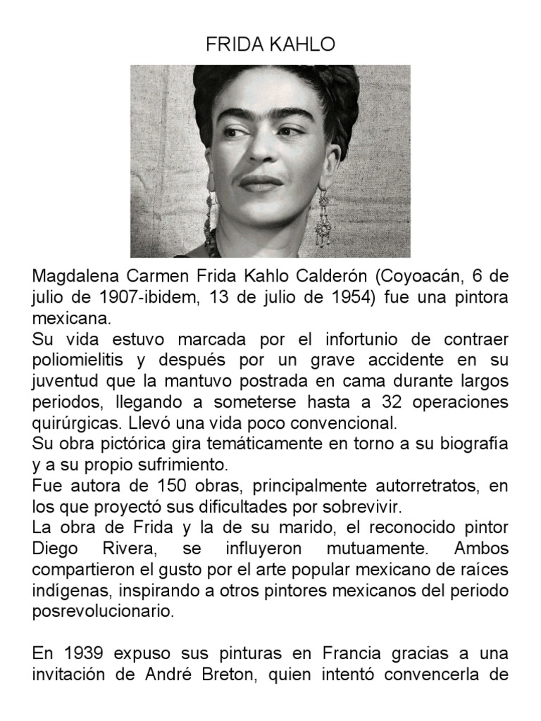 Frida Kahlo | PDF | Clásicos