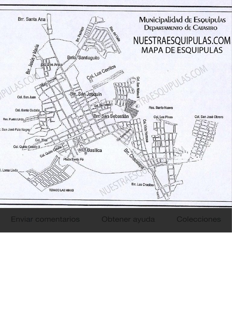 Mapa Croquis Esquipulas - Buscar Con Google | PDF