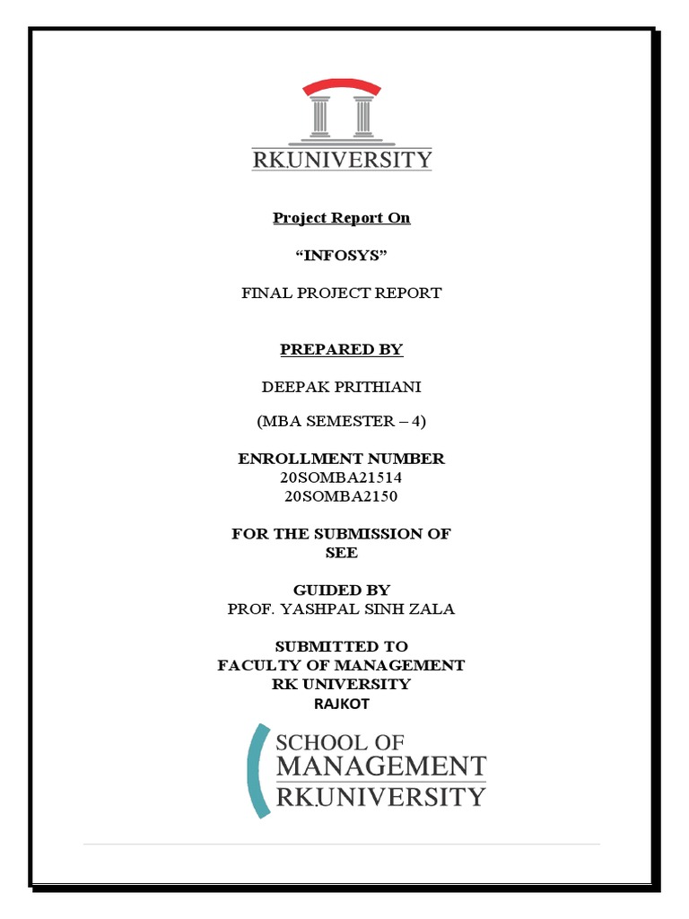 Project Report On Infosys BECG SEE | PDF | Corporate Social ...