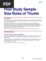 Sample Size Rule of Thumb: 12 per Group | PDF | Sample Size ...