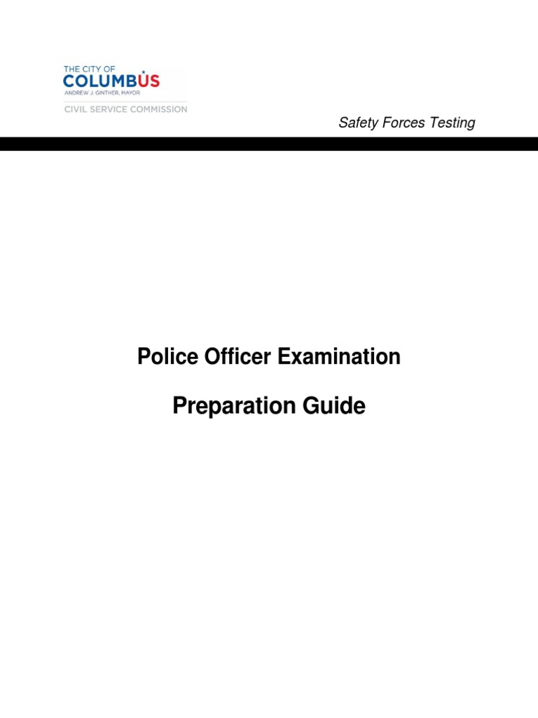 2022 Police Officer Exam Prep Guide | PDF | Test (Assessment) | Reading ...