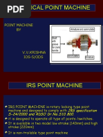 Handbook On IRS Point Machine With Thick Web Switch | PDF | Electrical ...