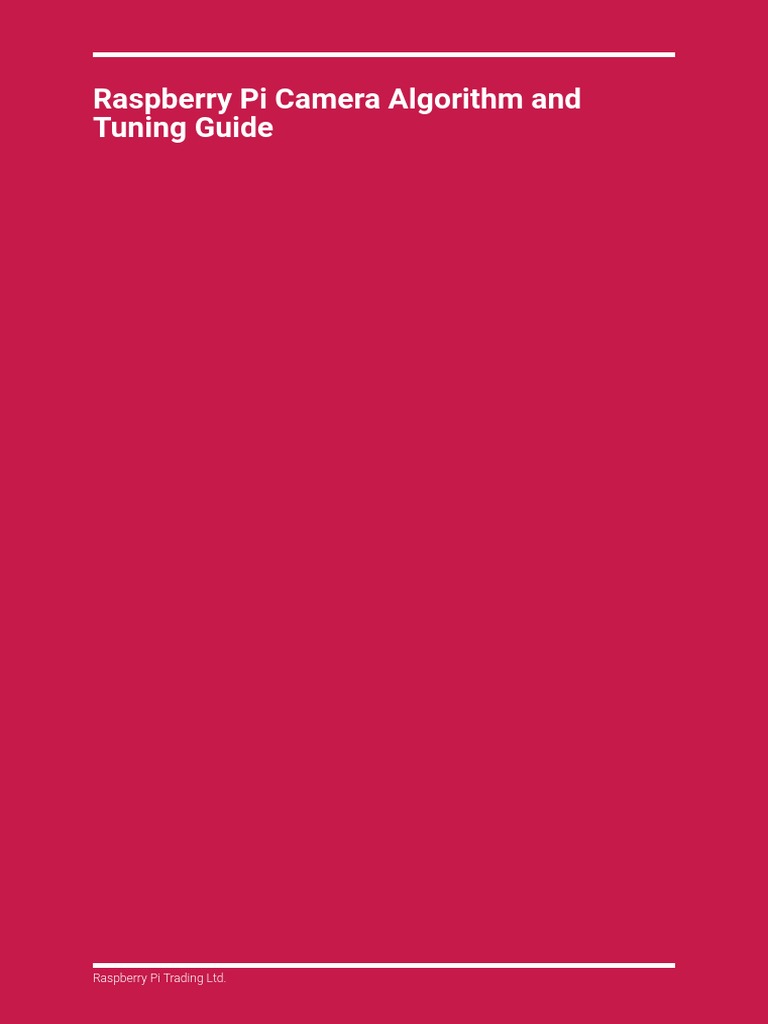 Rpi Camera Guide | Download Free PDF | Image Resolution | System On A Chip