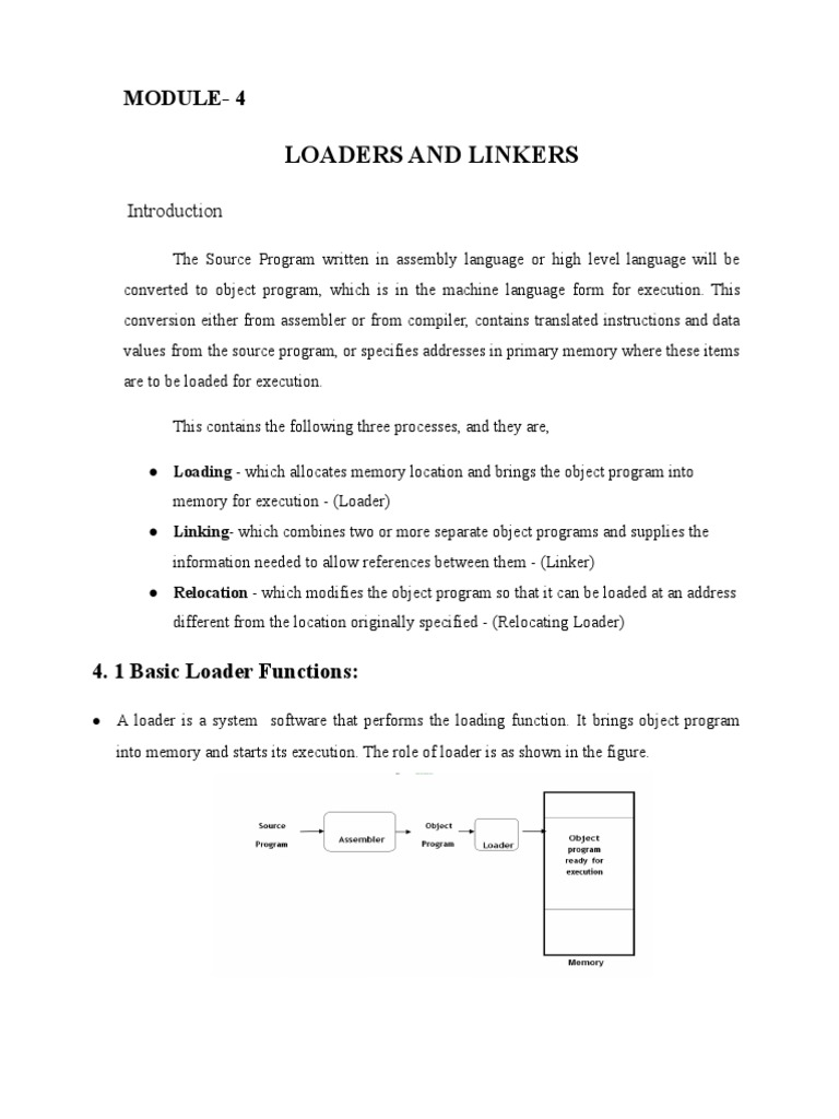 SS Module 4 | PDF | Library (Computing) | Subroutine