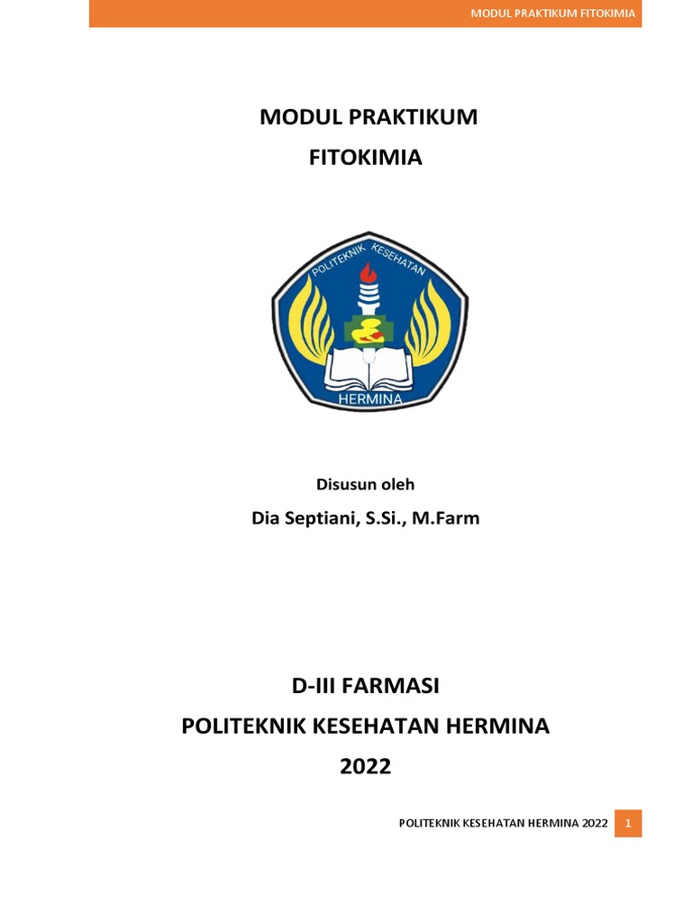 Modul Praktikum Fitokimia | PDF