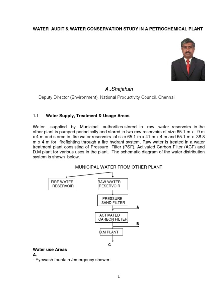 Water Audit Case Study | PDF | Water Treatment | Water