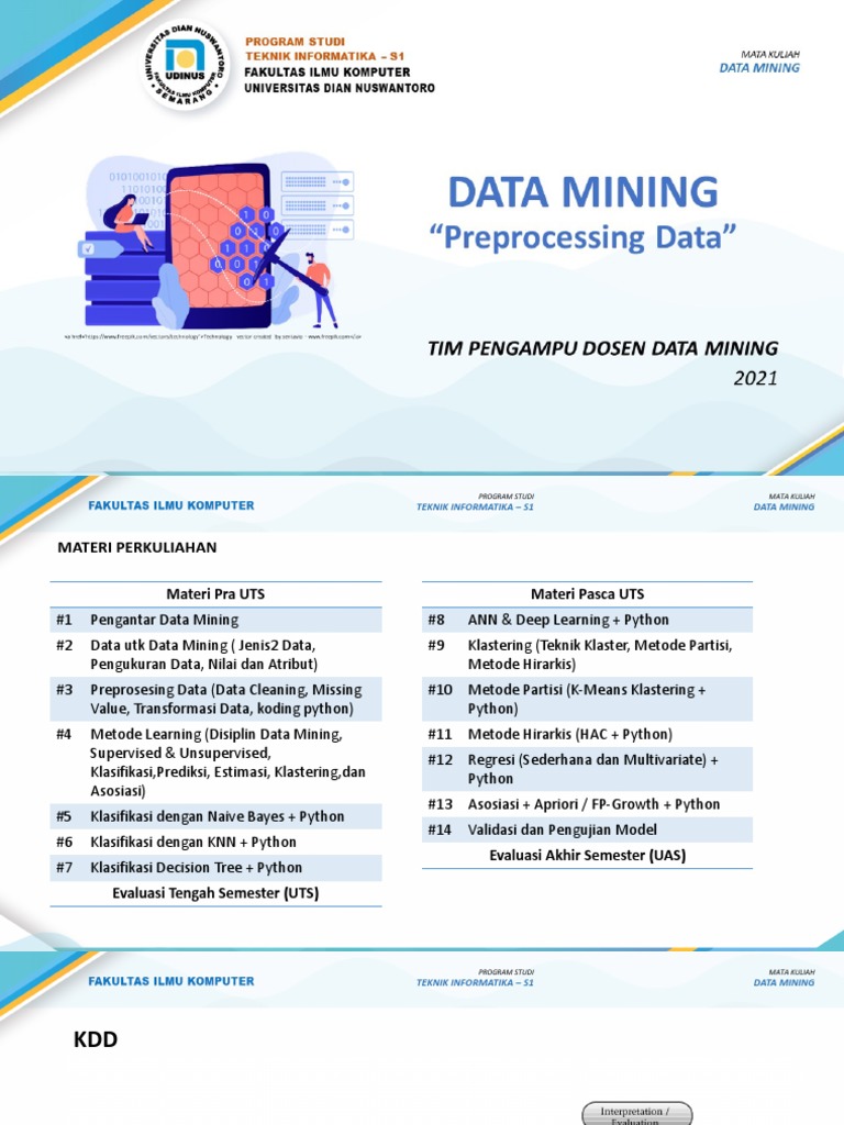 Pertemuan 3 - Preprocessing Data | PDF