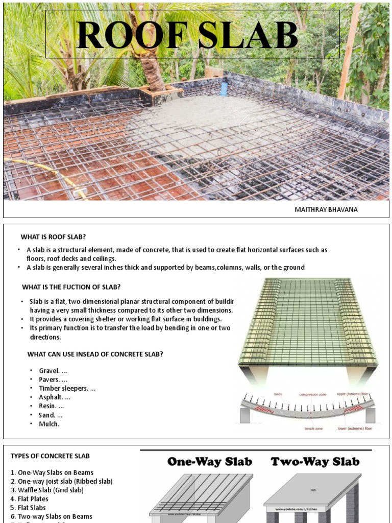 Roof Slab: Maithray Bhavana | PDF | Concrete | Building Engineering