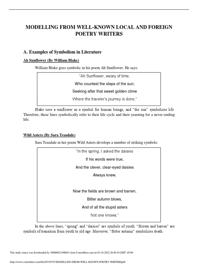 Modelling From Well Known Poetry Writers PDF | PDF | Poetry | Romeo And ...
