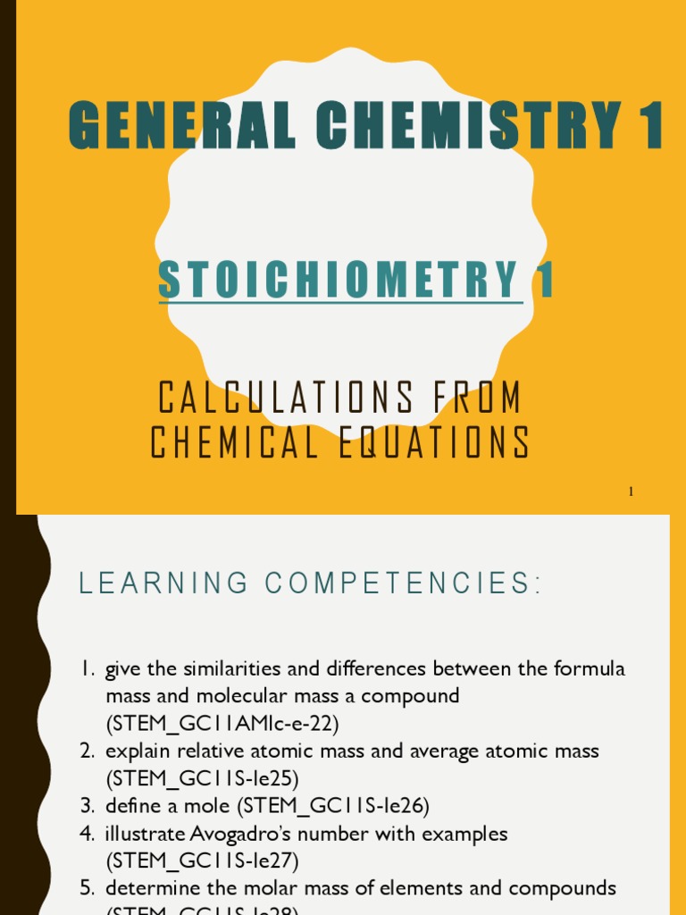Stoichiometry | PDF | Stoichiometry | Mole (Unit)