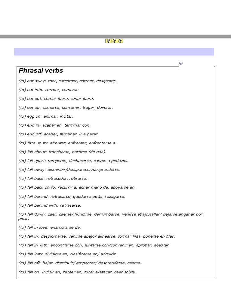 Phasal Verbs | PDF