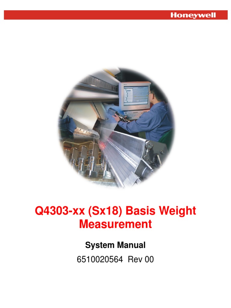Q4303-xx (Sx18) Basis Weight Measurement: System Manual | PDF