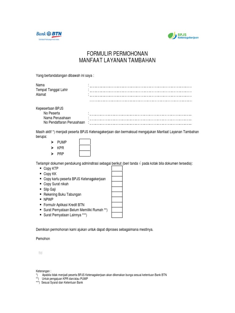 Lampiran 2 MLT Bpjs TK | PDF