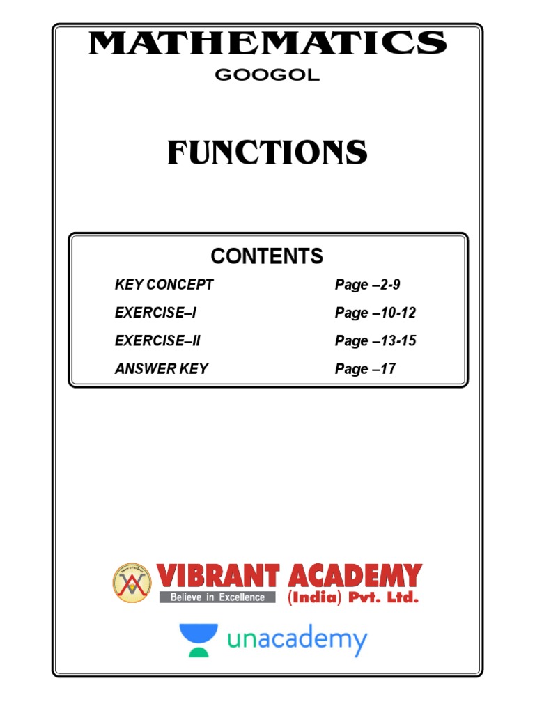Function Googol Final | PDF | Function (Mathematics) | Trigonometric Functions