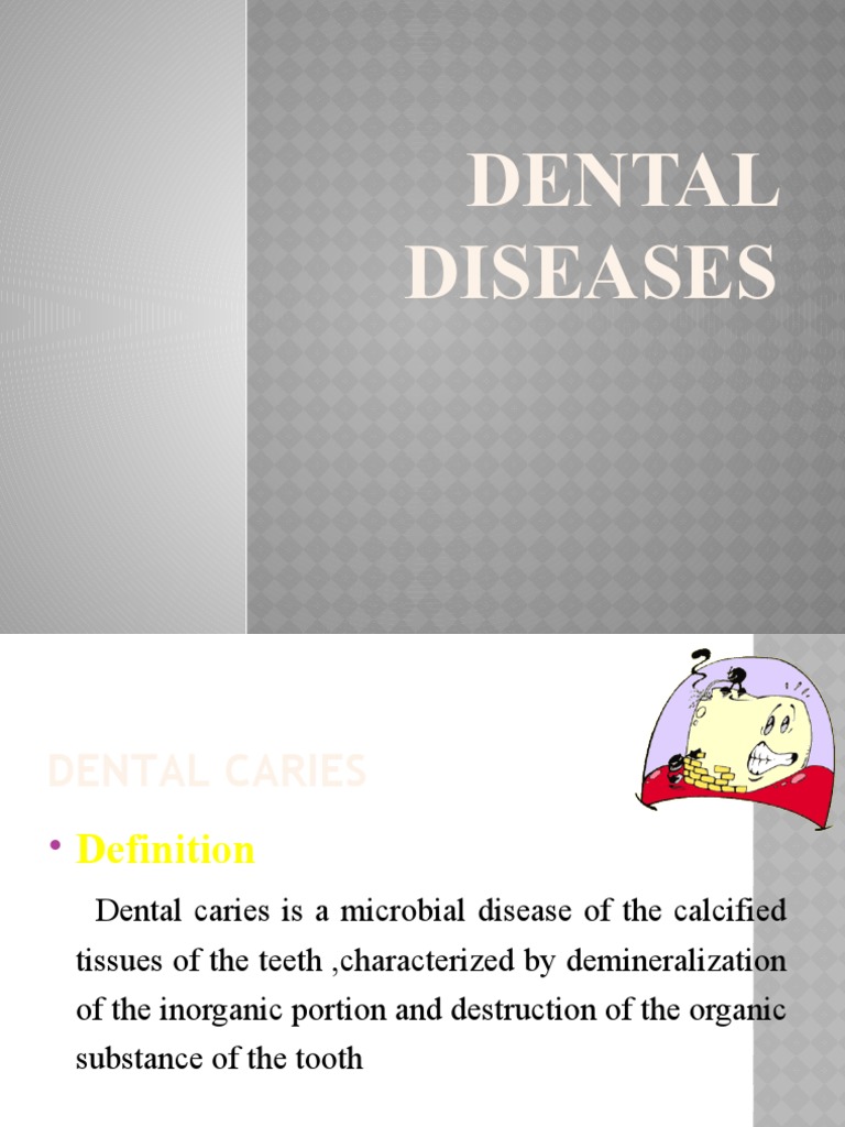 Dental Diseases | PDF | Tooth Enamel | Tooth