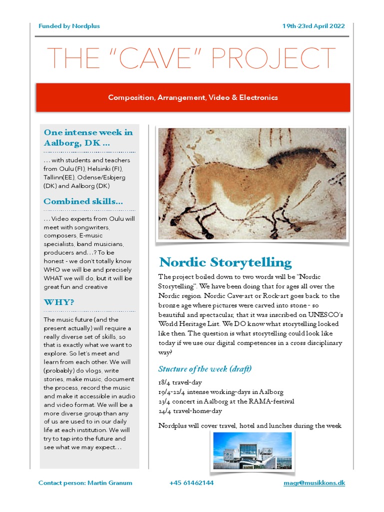 The "Cave" Project: Nordic Storytelling | PDF | Performing Arts