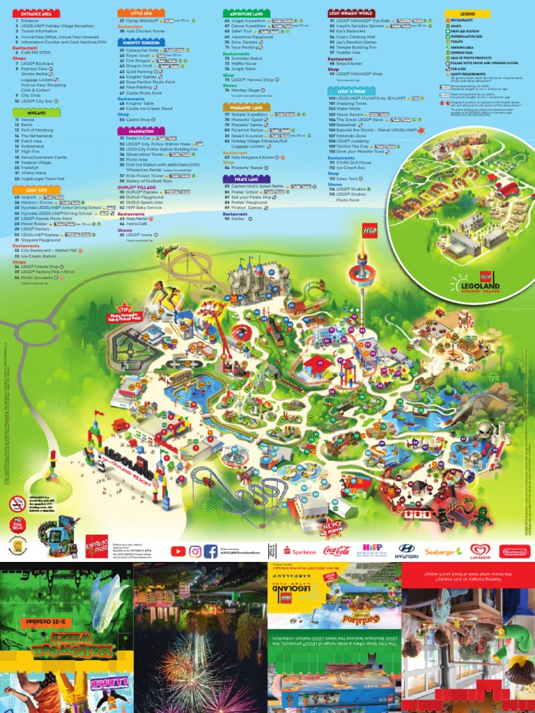 Legoland Parkplan en 2021 | PDF | Lego | Toy Companies Of Denmark